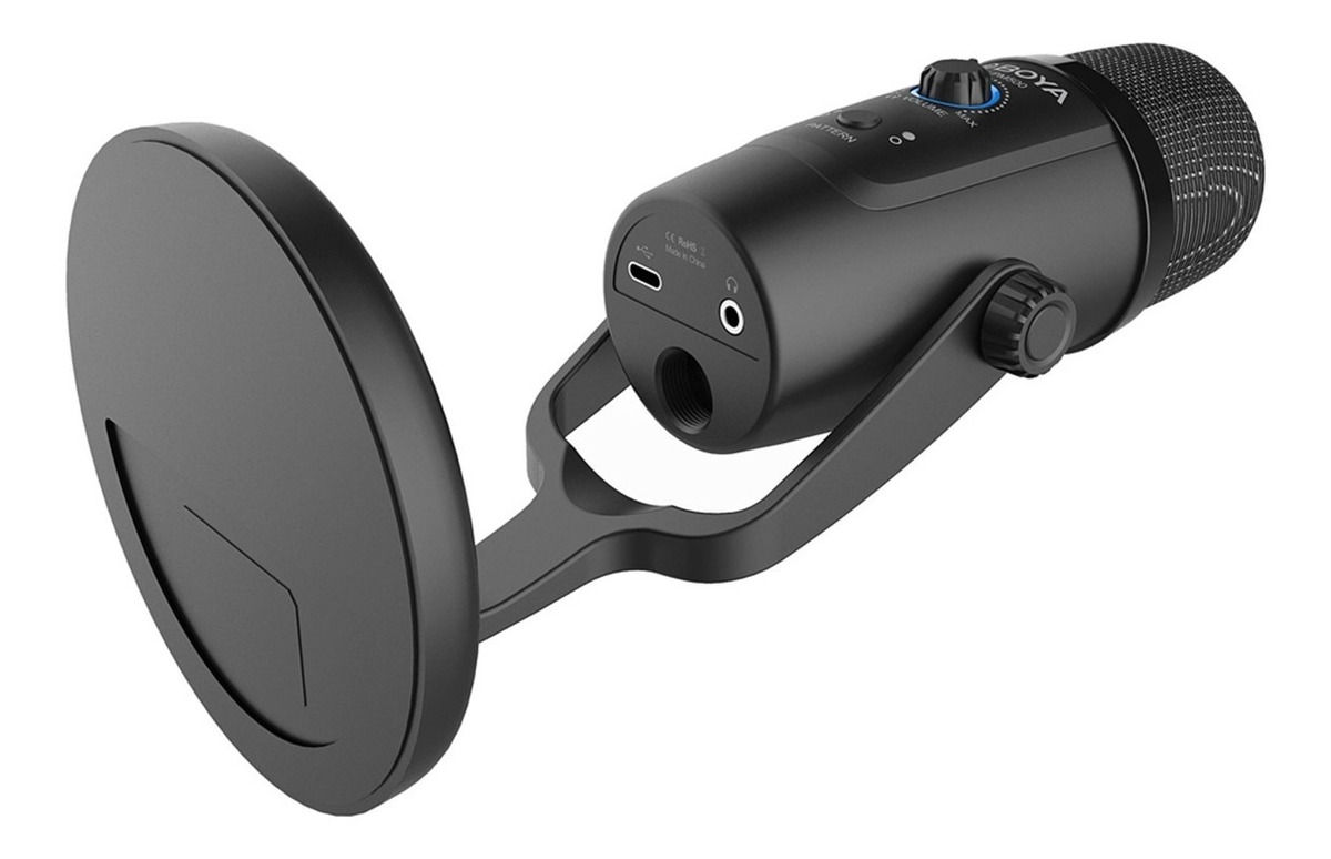Microfono Usb P/ Windows Pc Mac Celular Usb-c Boya By-pm500 - MegaFoto