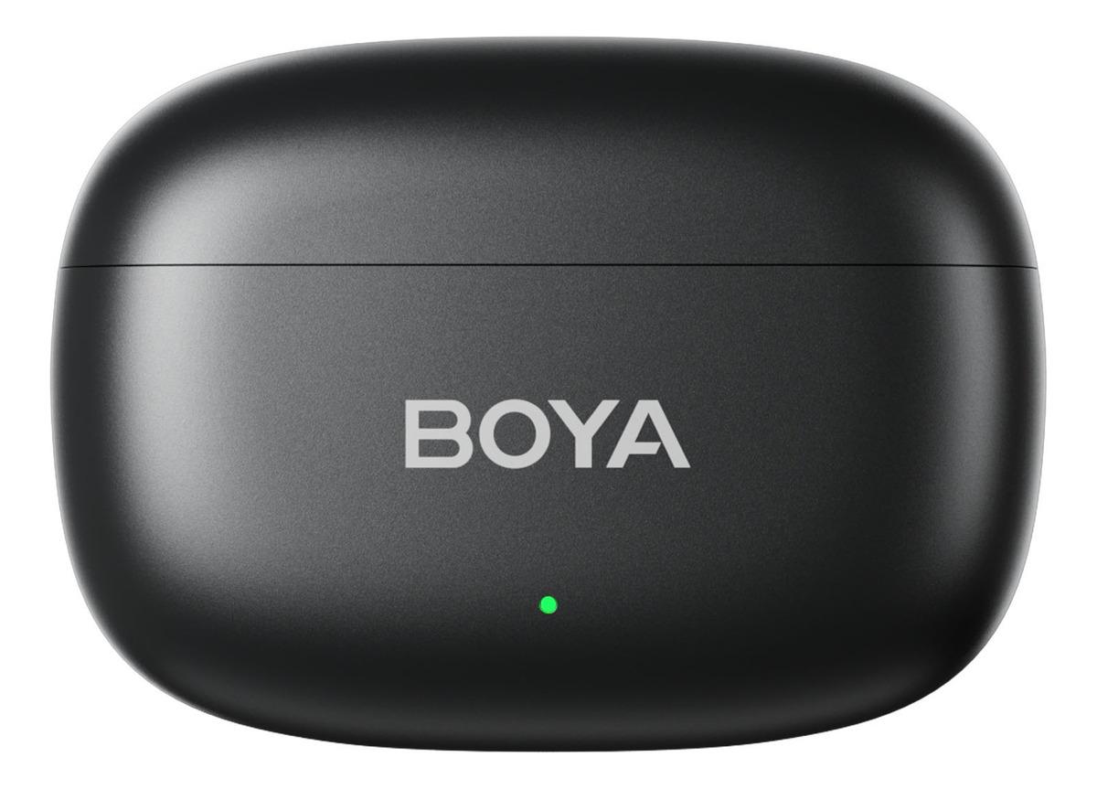 Kit 2 Microfonos Boya Mini 14 Conector C Usb-c Caja Carga - MegaFoto